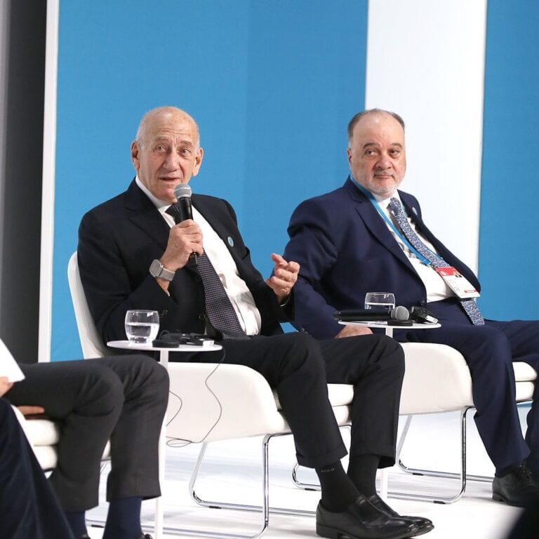 Ehud Olmert et Nasser al-Qidwah en architectes de la paix - CCLJ